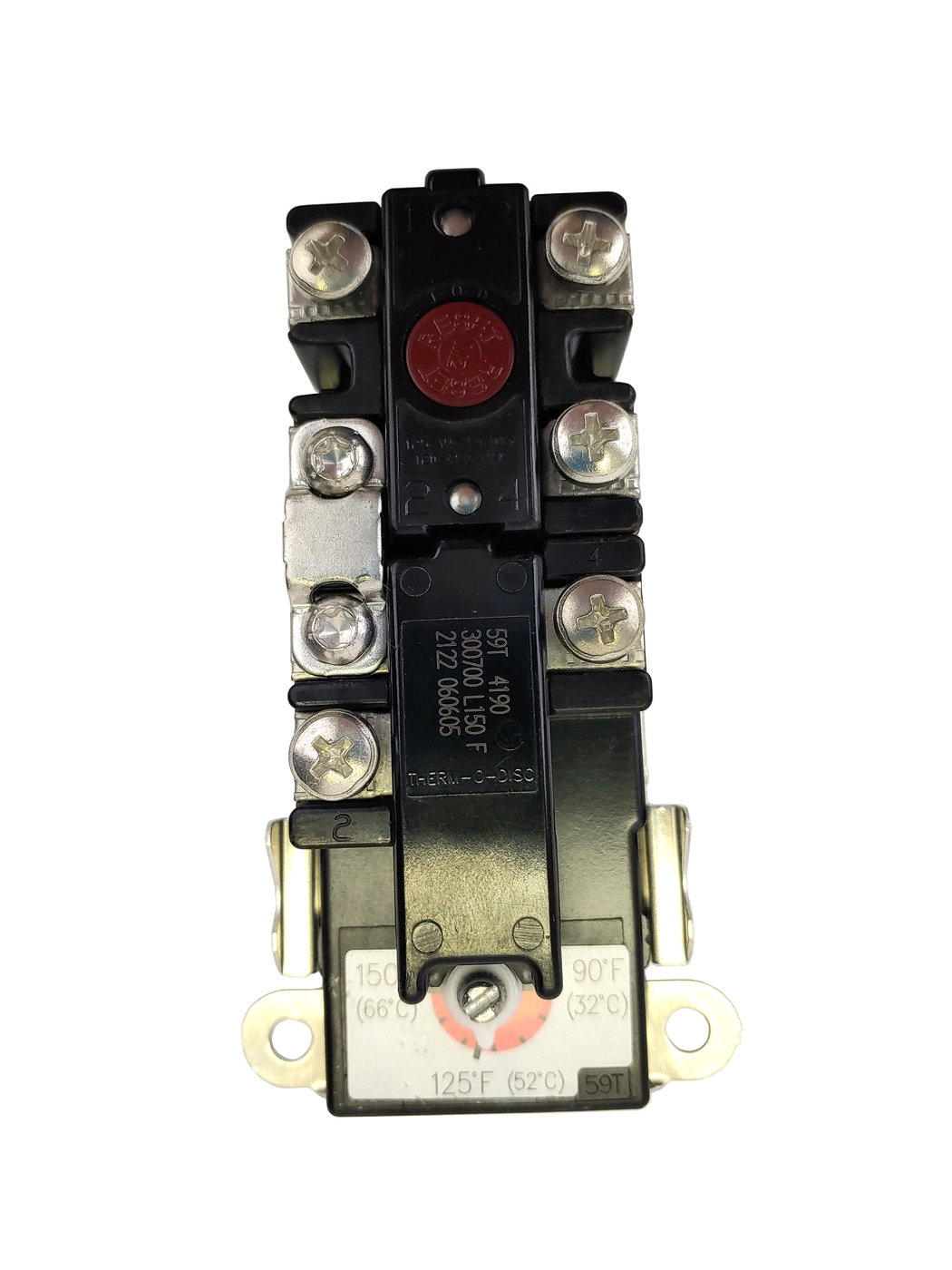 1 or 2-Element Water Heater 90-150°F Upper Thermostat+ 170°F Hi-Limit ...