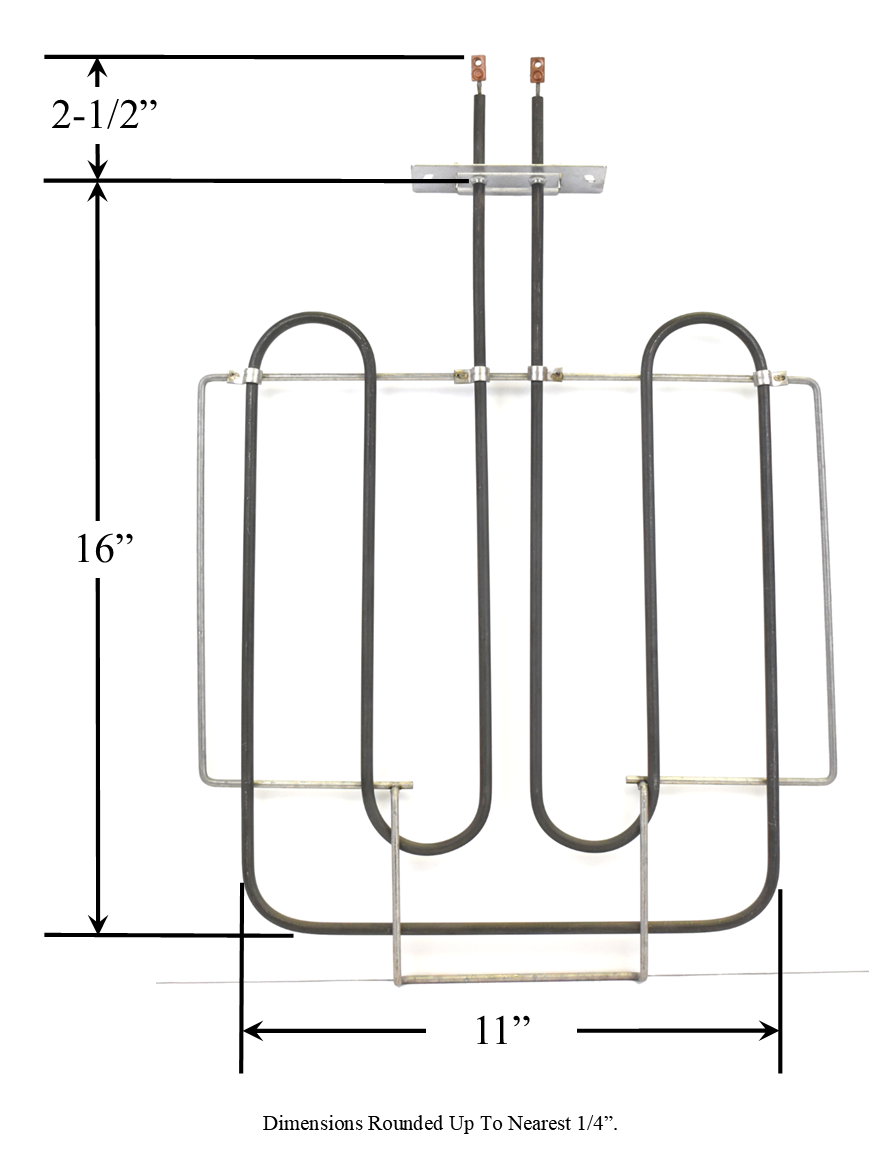 G.E. WB44X5045 Equivalent Range/Oven Broil Replacement Element — Therm ...