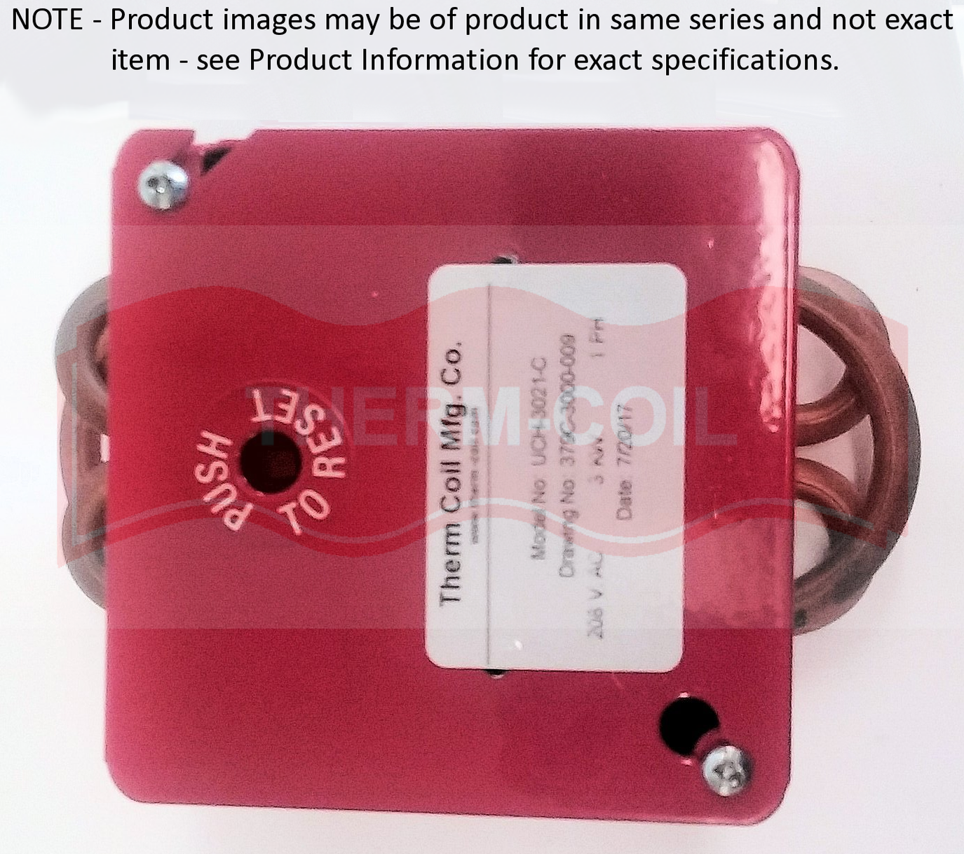 Urn Heater with Thermal Cutout - 2,500W @ 240VAC, Single-phase, Copper ...